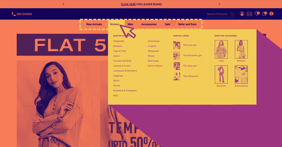 Boost conversions with the right Navigation Menu (Ideas + Examples) | ConvertCart